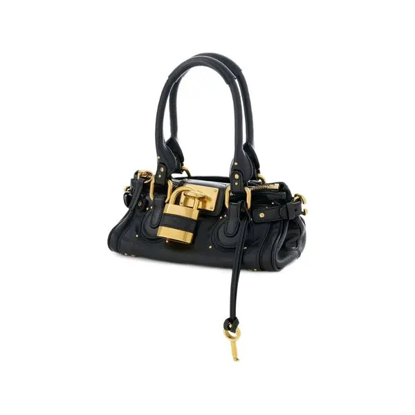 Chloé Leather Shoulder Bag - Black
