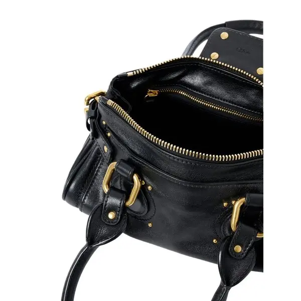 Chloé Leather Shoulder Bag - Black
