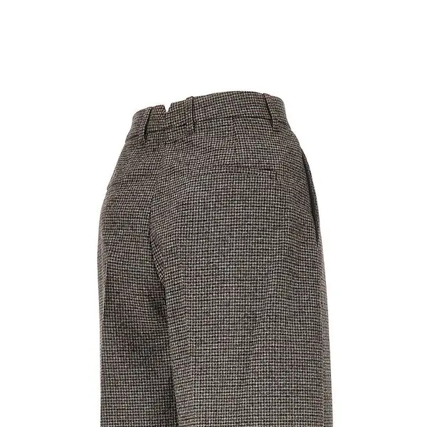 AMI Paris Houndstooth Balloon Cut Pants