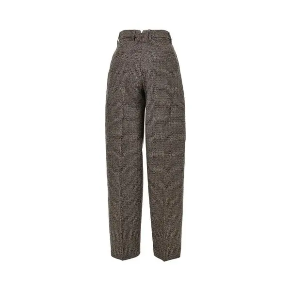 AMI Paris Houndstooth Balloon Cut Trousers