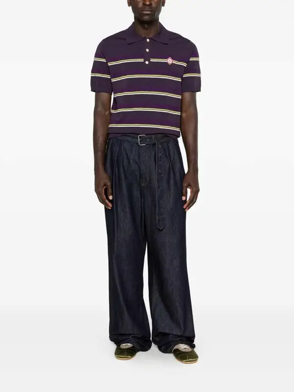 Casablanca Striped Polo