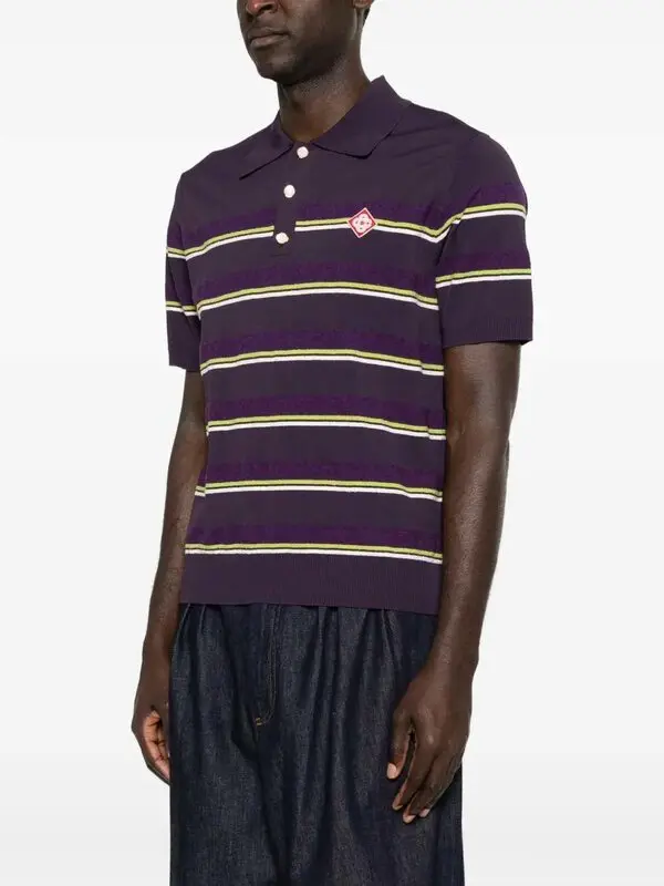 Casablanca Striped Polo