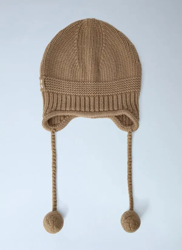 Miu Miu Cashmere Blend Beanie Hat