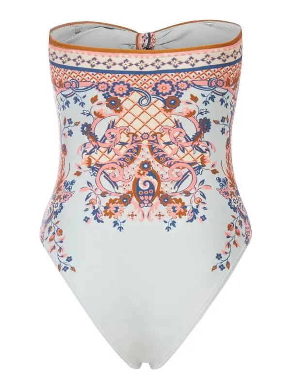 Zimmermann Aster Swimsuit - Blue