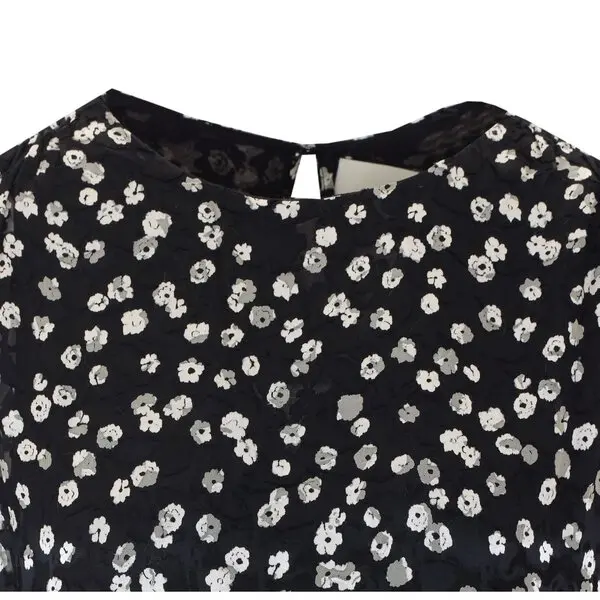 Isabel Marant Étoile Hervane Floral Print Top - Black
