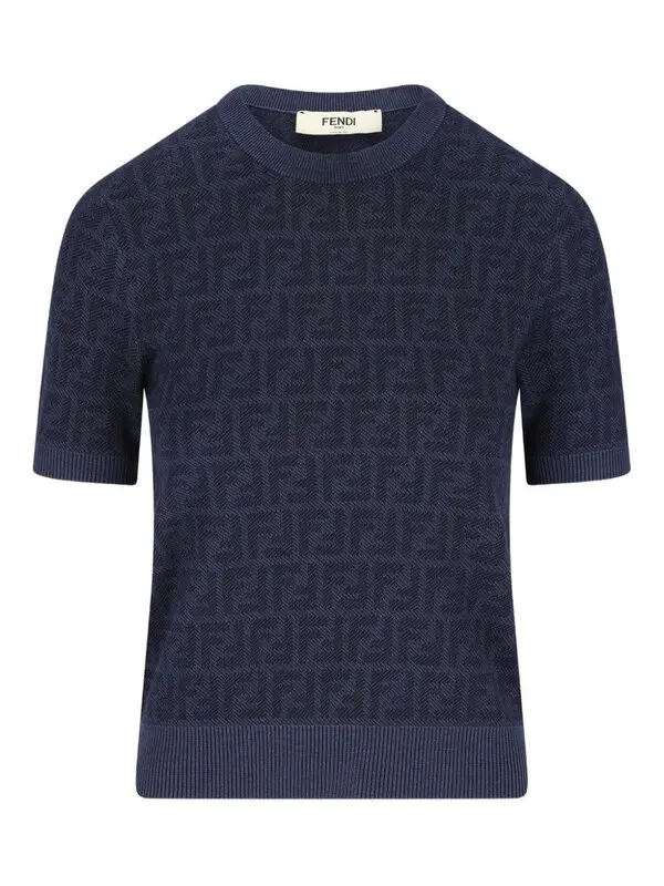 Fendi Ff Wool Sweater - Multicolor