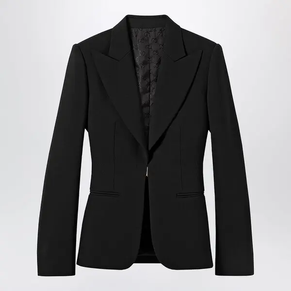 Gucci Stretch Wool Technical Jacket - Black