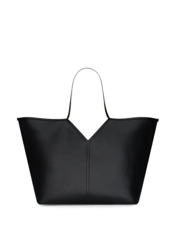 Saint Laurent Grained Leather Tote Bag - Multicolor