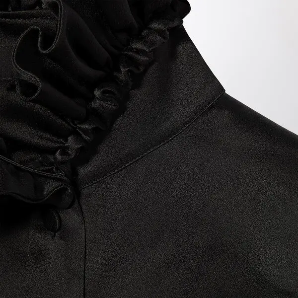 Gucci Silk Satin Shirt - Black