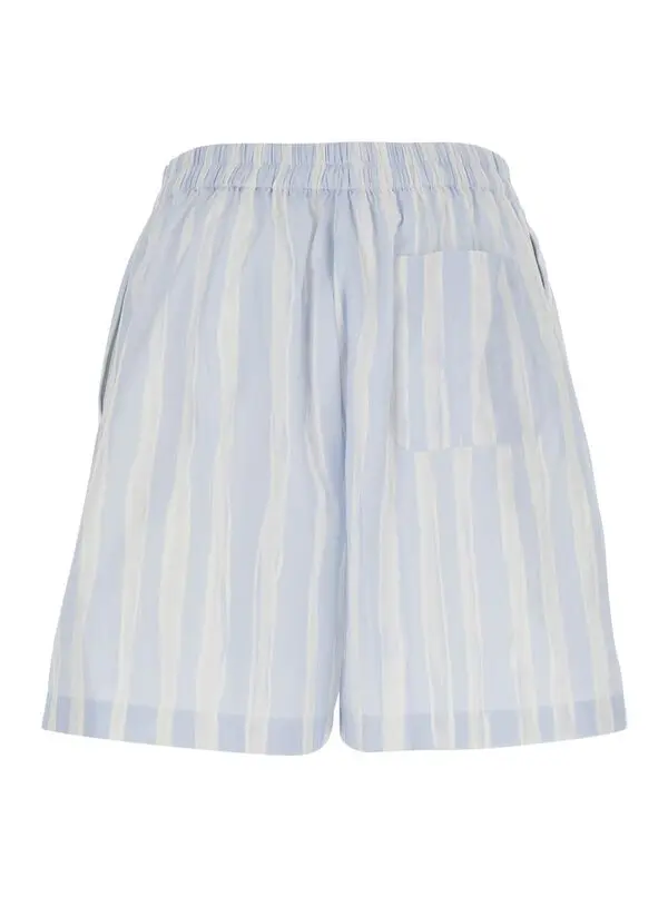 Jacquemus Striped Cotton Shorts - Multicolor