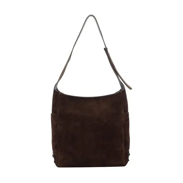 TOD'S Suede Shoulder Bag - Brown