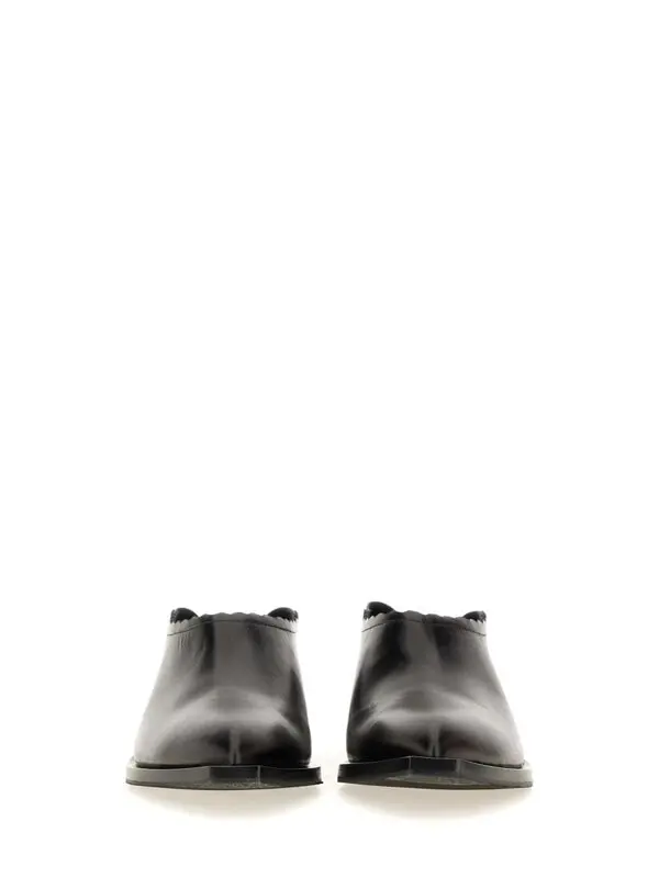 Moschino Shootie Cuban Heel - Black