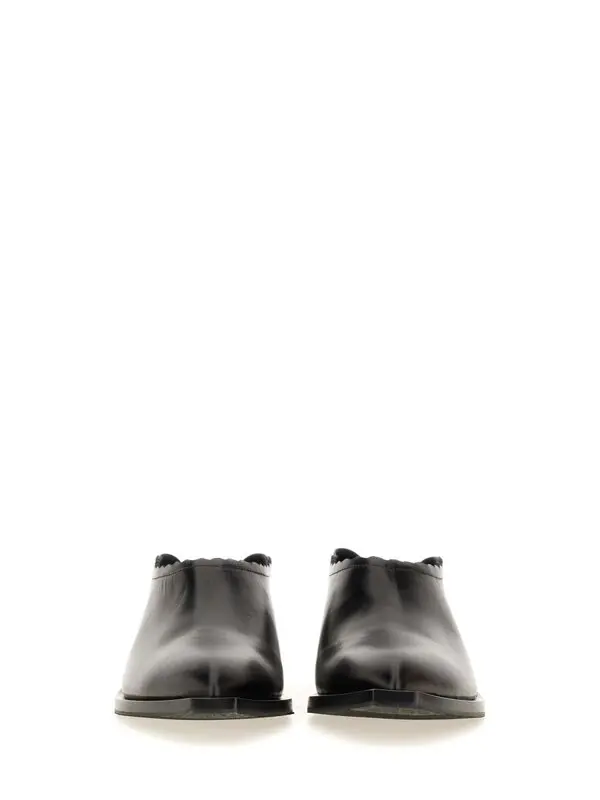 Moschino Cuban Heel Shootie - Black