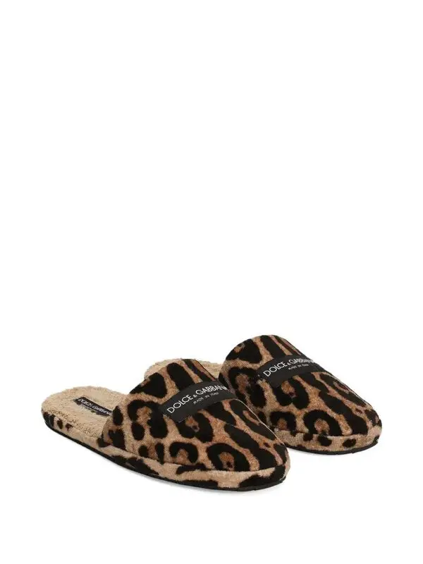 Dolce & Gabbana Printed Slippers
