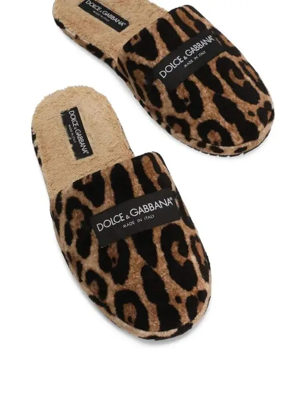 Dolce & Gabbana Printed Slippers