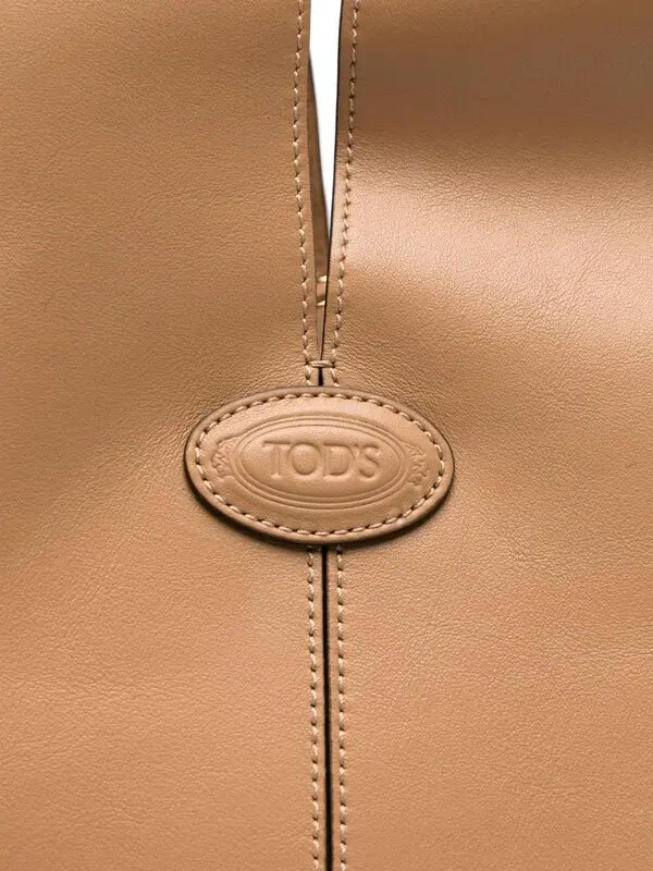 TOD'S Di Bag Folio Leather Shopping Bag - Multicolor