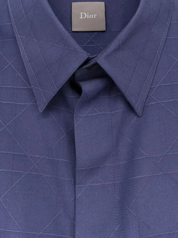 Dior Cannage Silk And Lyocell Shirt - Multicolor