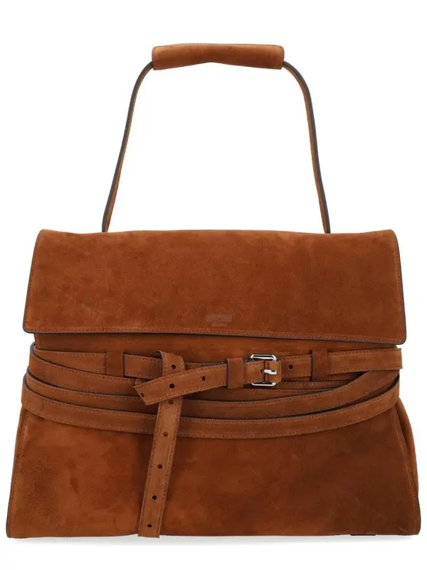 Moschino Tie Me Bag - Brown