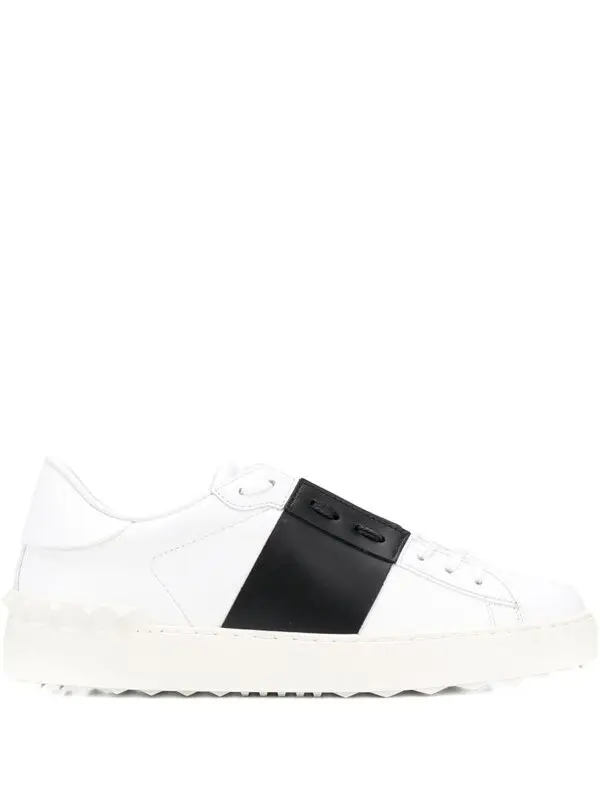 Valentino Garavani Open Leather Sneakers - Multicolor