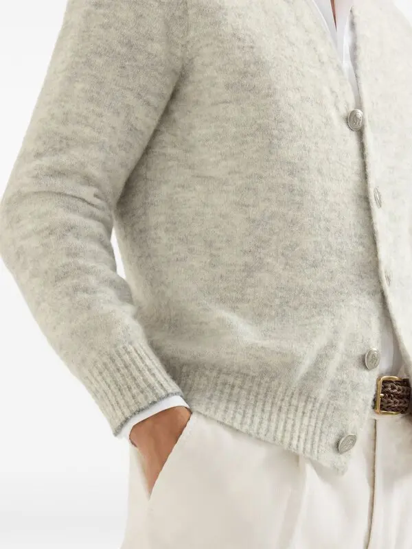 Brunello Cucinelli Wool And Cashmere Cardigan - Multicolor