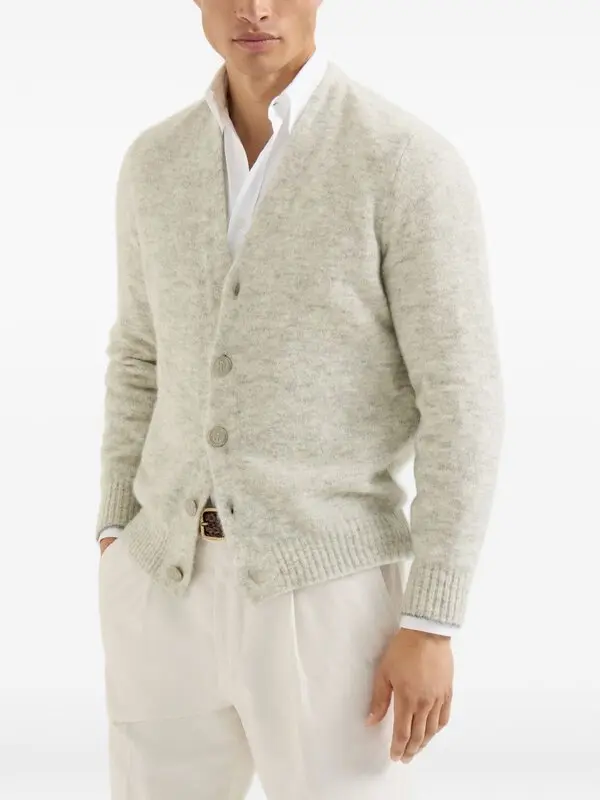 Brunello Cucinelli Wool And Cashmere Cardigan - Multicolor
