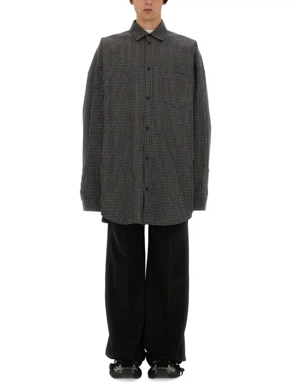 Balenciaga Large Fit Outerwear Shirt
