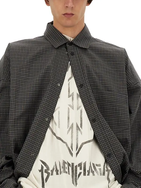 Balenciaga Large Fit Outerwear Shirt