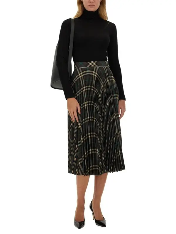 Burberry Squared Skirt - Multicolor