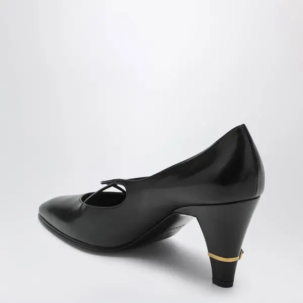 Versace Giulietta Pumps In Leather - Black