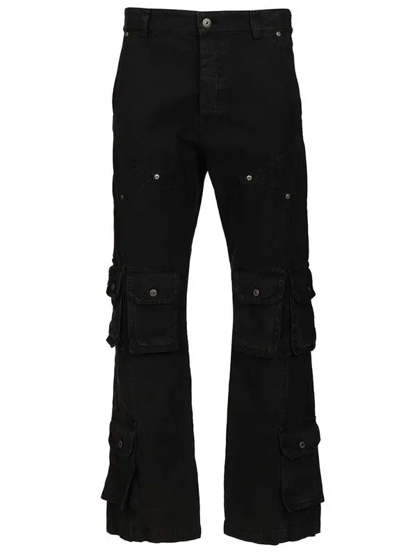 Off-White Multipocket Cargo Jeans - Black