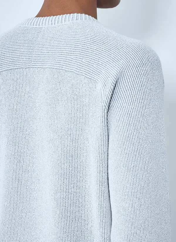 Stone Island Ribbed Knit Crewneck Sweater
