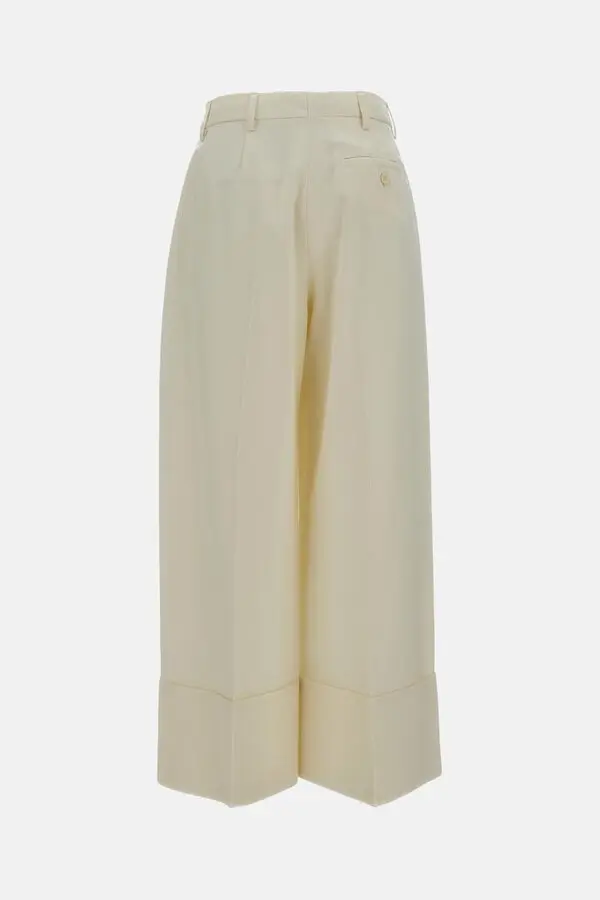 Simone Rocha Cropped Wide Leg Trousers