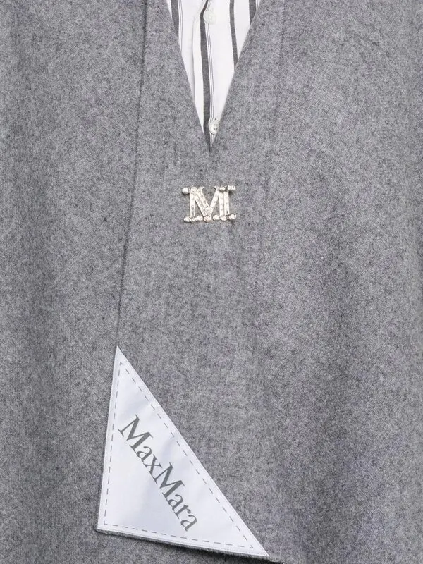Max Mara Wool Cape - Multicolor