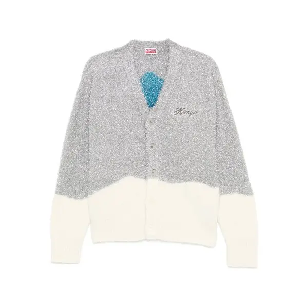 Kenzo Grey Knitwear Cardigans - Gray