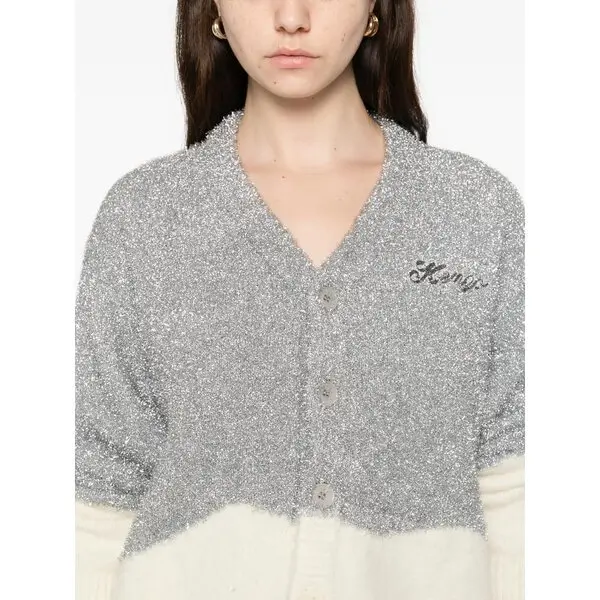 Kenzo Two-tone Embroidered Knitwear Cardigan