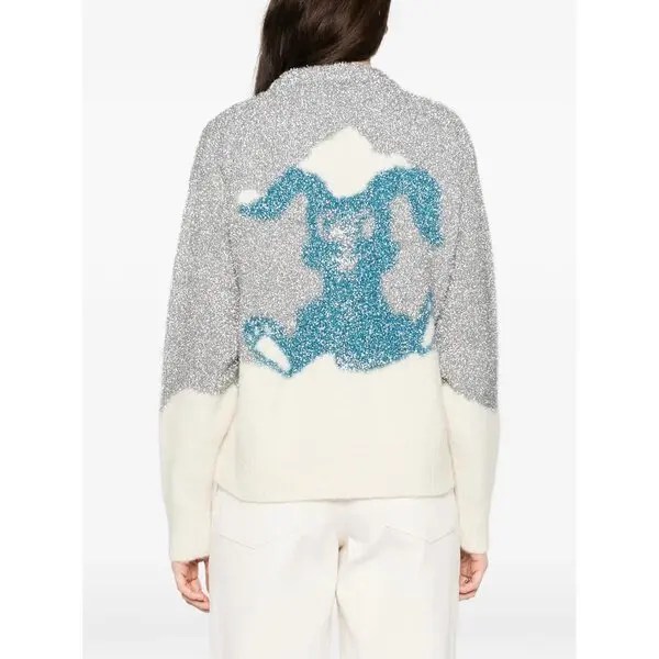 Kenzo Two-tone Embroidered Knitwear Cardigan