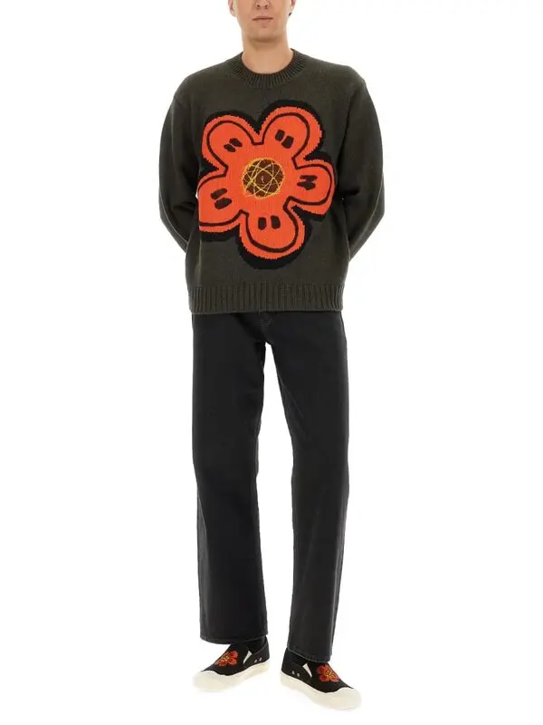 Kenzo Boke Flower Wool Sweater - Multicolor