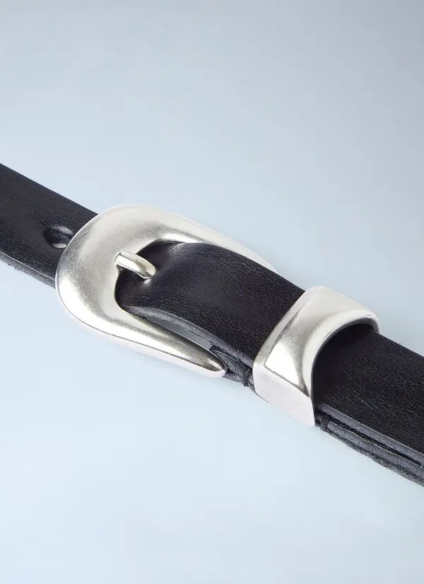 Our Legacy Curved Buckle Belt