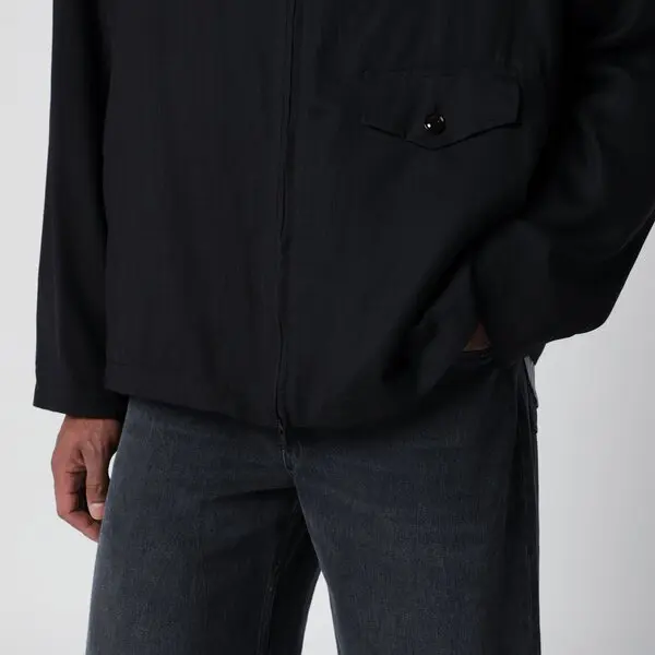 Our Legacy Evolved Jacket In Merino Wool Voile In Eclipse