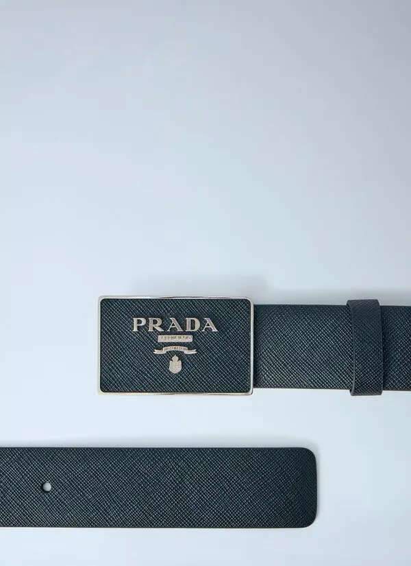 Prada Saffiano Leather Belt