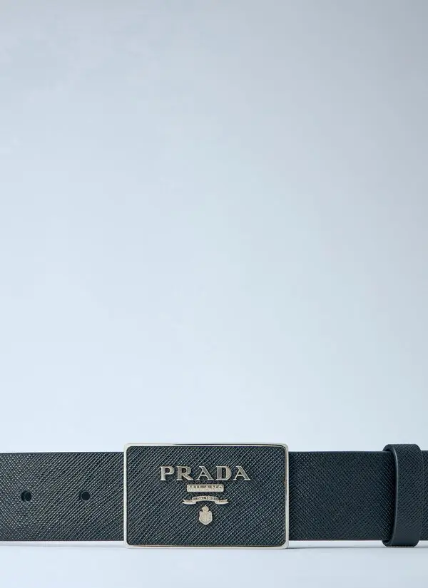 Prada Saffiano Leather Belt