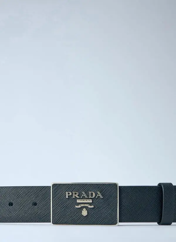 Prada Saffiano Leather Belt