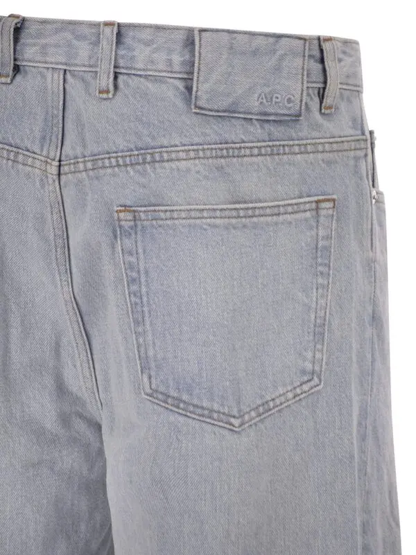 A.p.c. Washed Cotton Denim Wide-leg Jeans - Multicolor