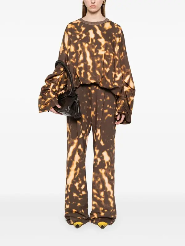 Dries Van Noten Hannet Printed Cotton Sweatshirt