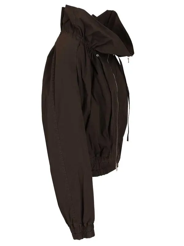 Dries Van Noten Cotton Blend Ruffled Jacket