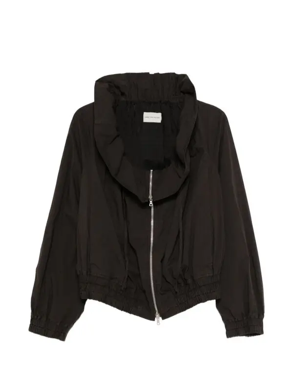 Dries Van Noten Cotton Blend Jacket - Brown