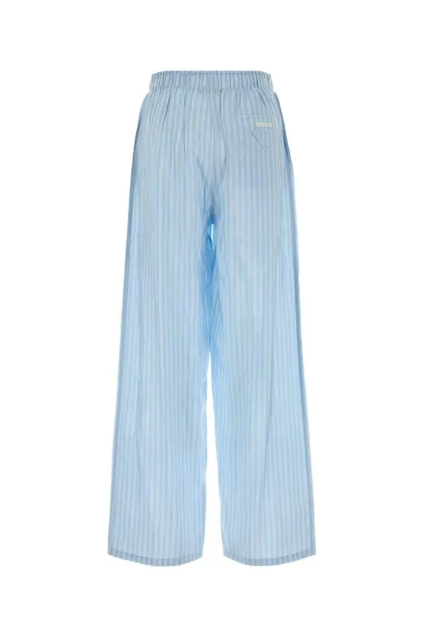 Prada Embroidered Silk Pyjama Pant