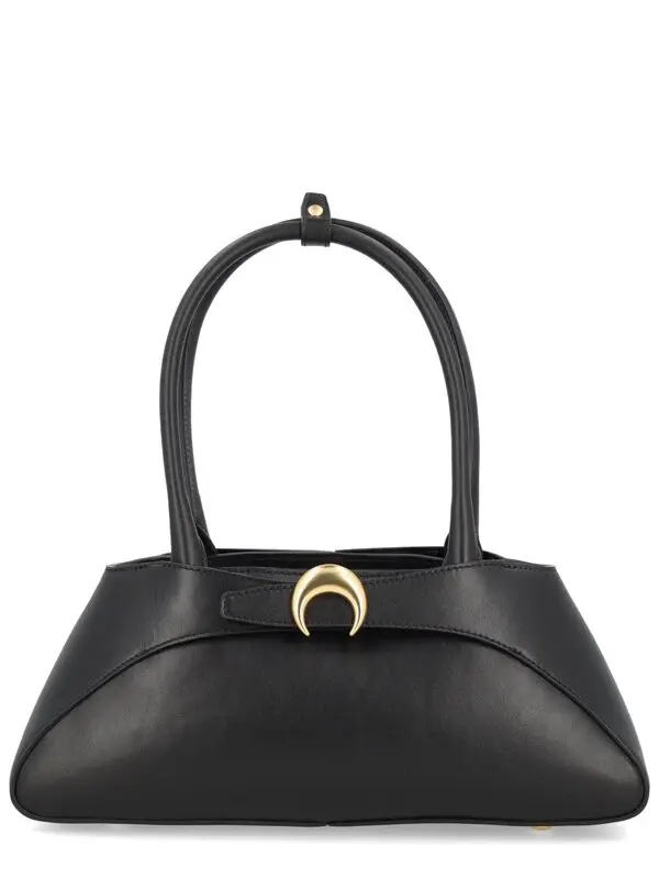 MARINE SERRE Aurora Baguette Bag - Black