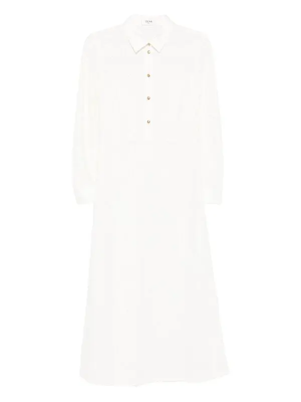 Celine Crochet Cotton Long Dress