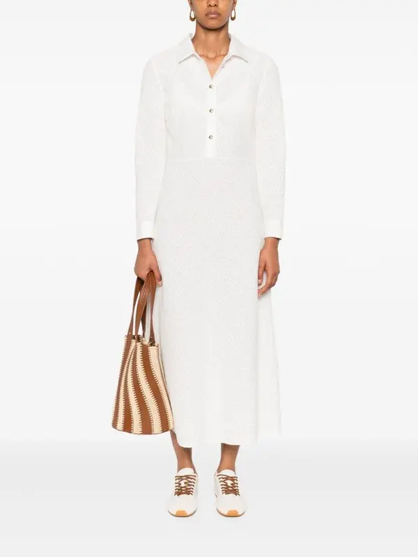 Celine Crochet Cotton Long Dress